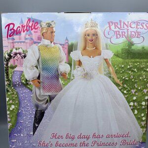 Mattel | Toys | New Barbie Princess Bride Doll 200 Mattel With White ...